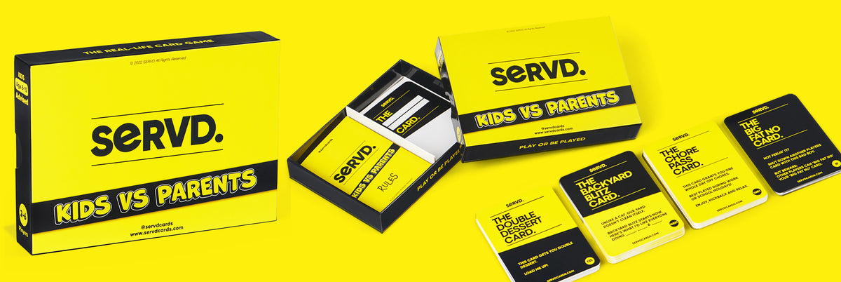 What makes SERVD Kids Vs. Parents different from any other family card